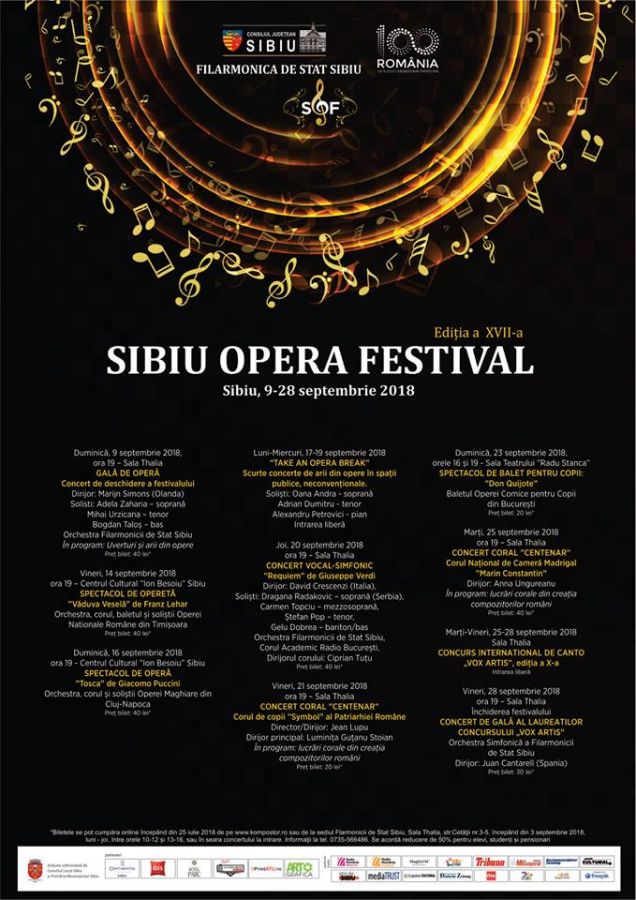 Sibiu Opera Festival: GALĂ DE OPERĂ - Concerte - Sibiu - Fest.ro